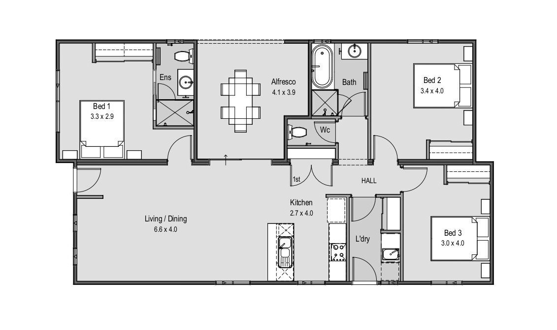 3 Bedroom Modular Home | The Avon | Prefab Home Designs