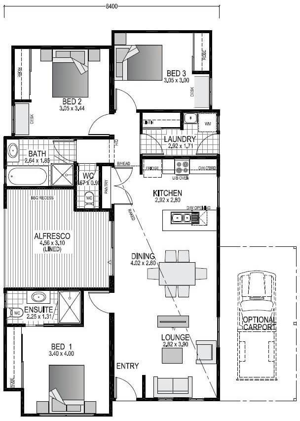 3 Bedroom Modular Home The Avon | Evoke Living Homes
